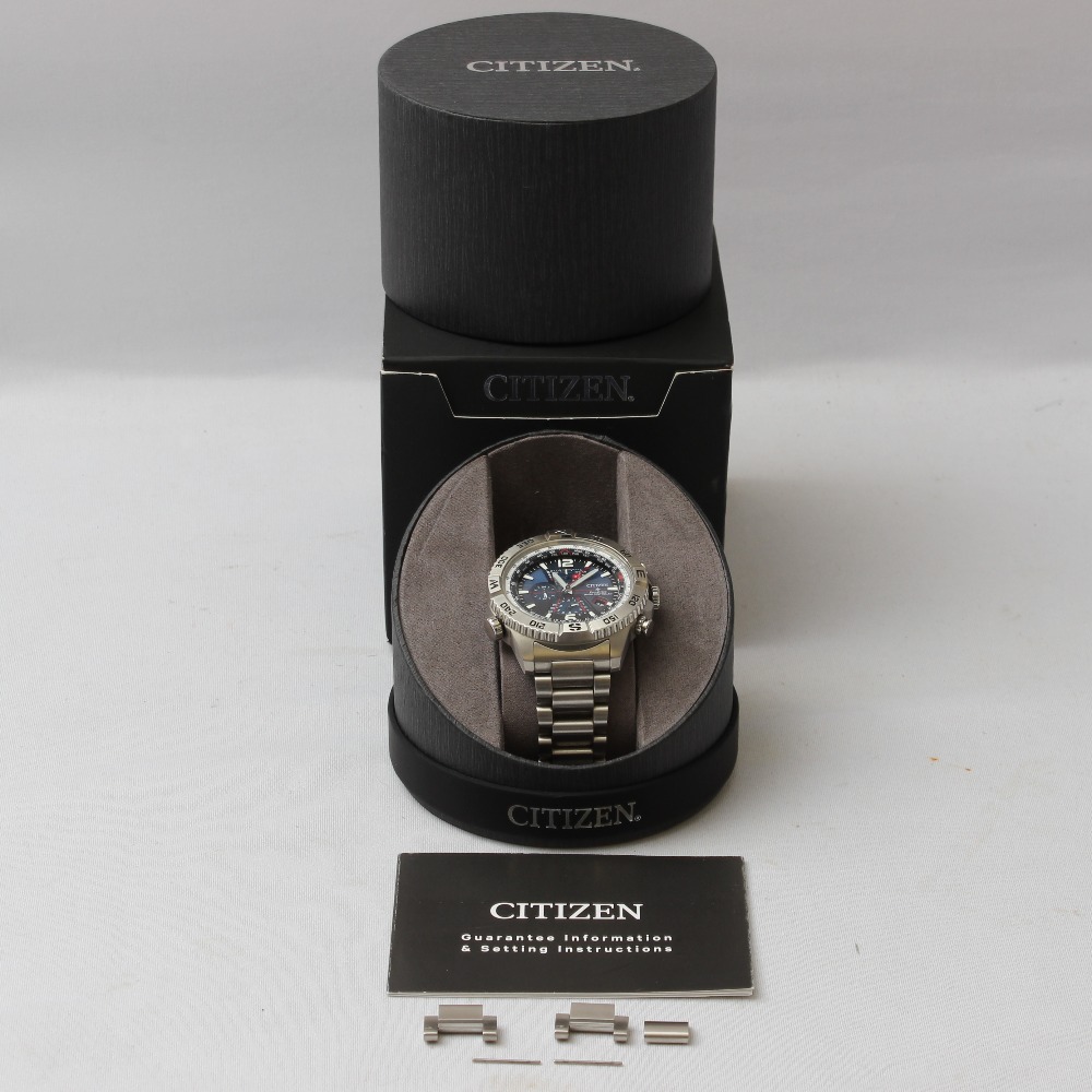 Pre-owned Citizen Promaster Navihawk A.T 48mm Men's Wrist Watch ...